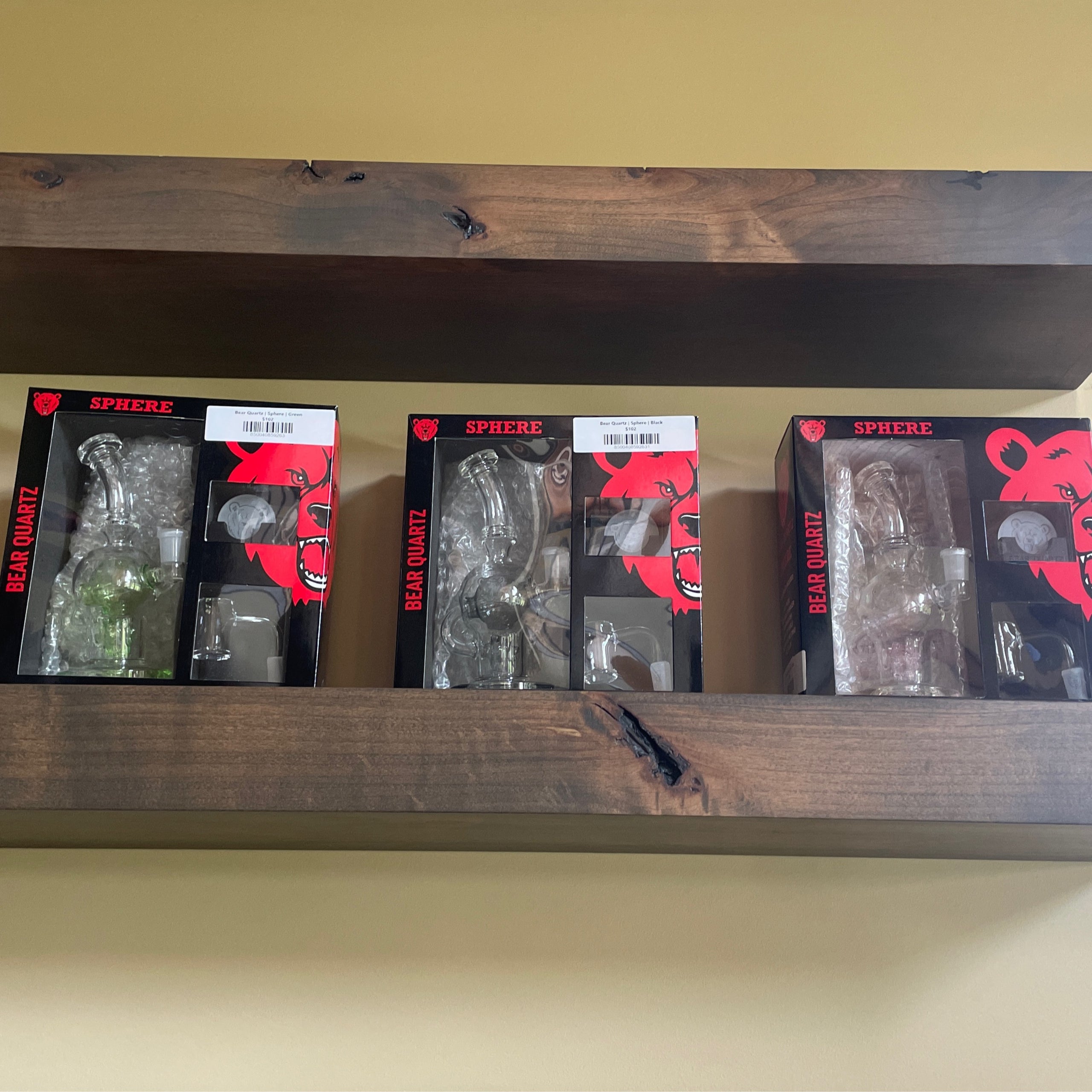 Bear Quartz Sphere Rig Hardware Minne Organix