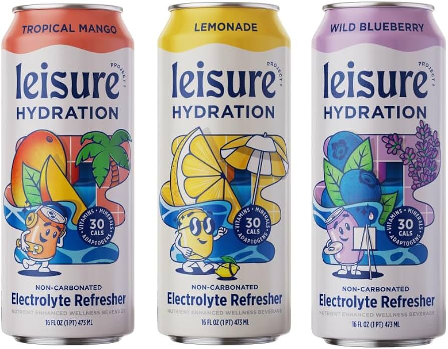 Leisure Hydration - Electrolyte Refresher Beverage - 16oz | Minne Organix