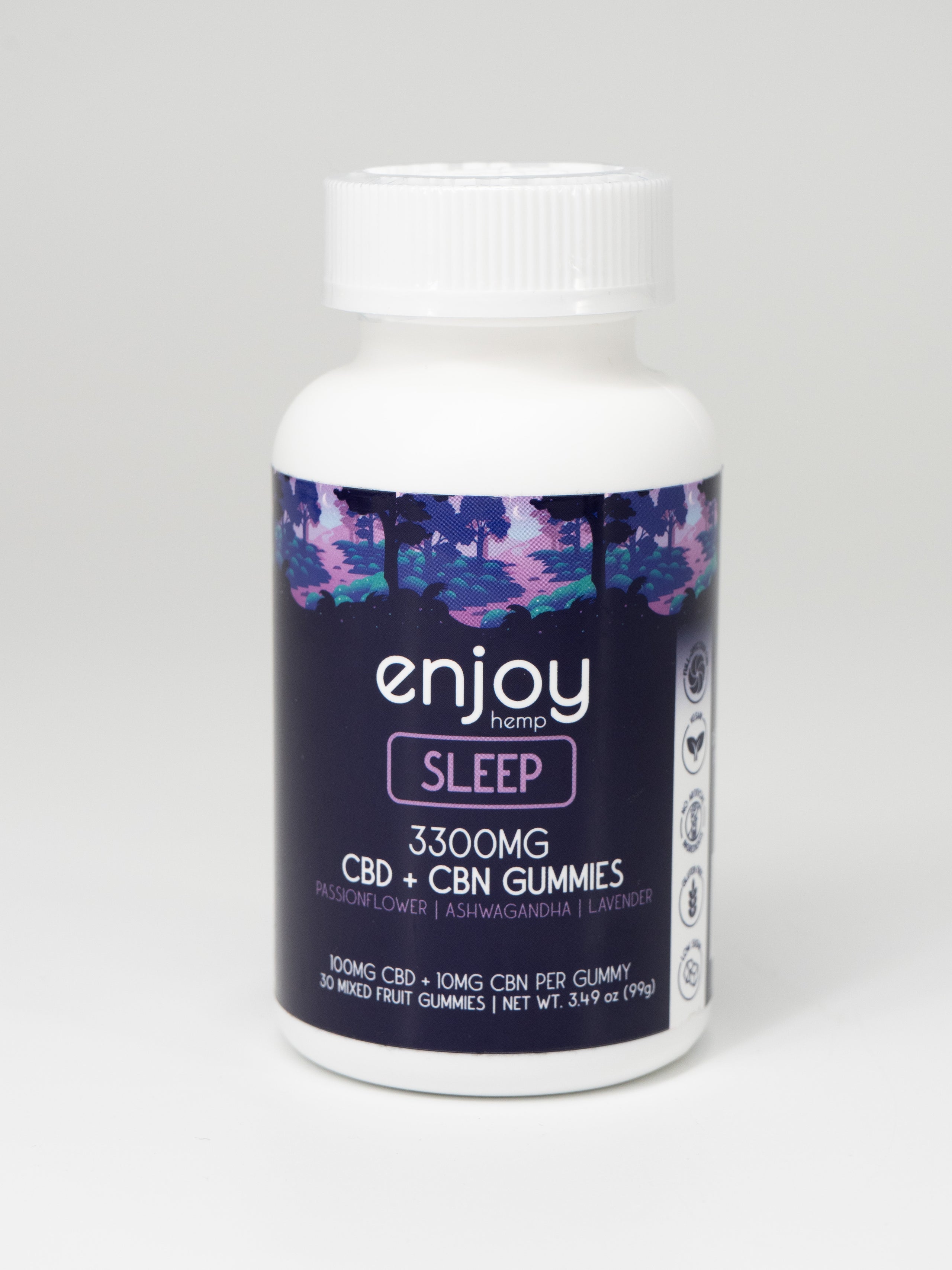 enjoy hemp - NIGHT Gummies - 100mg CBD 10mg CBN - 30ct | Minne Organix